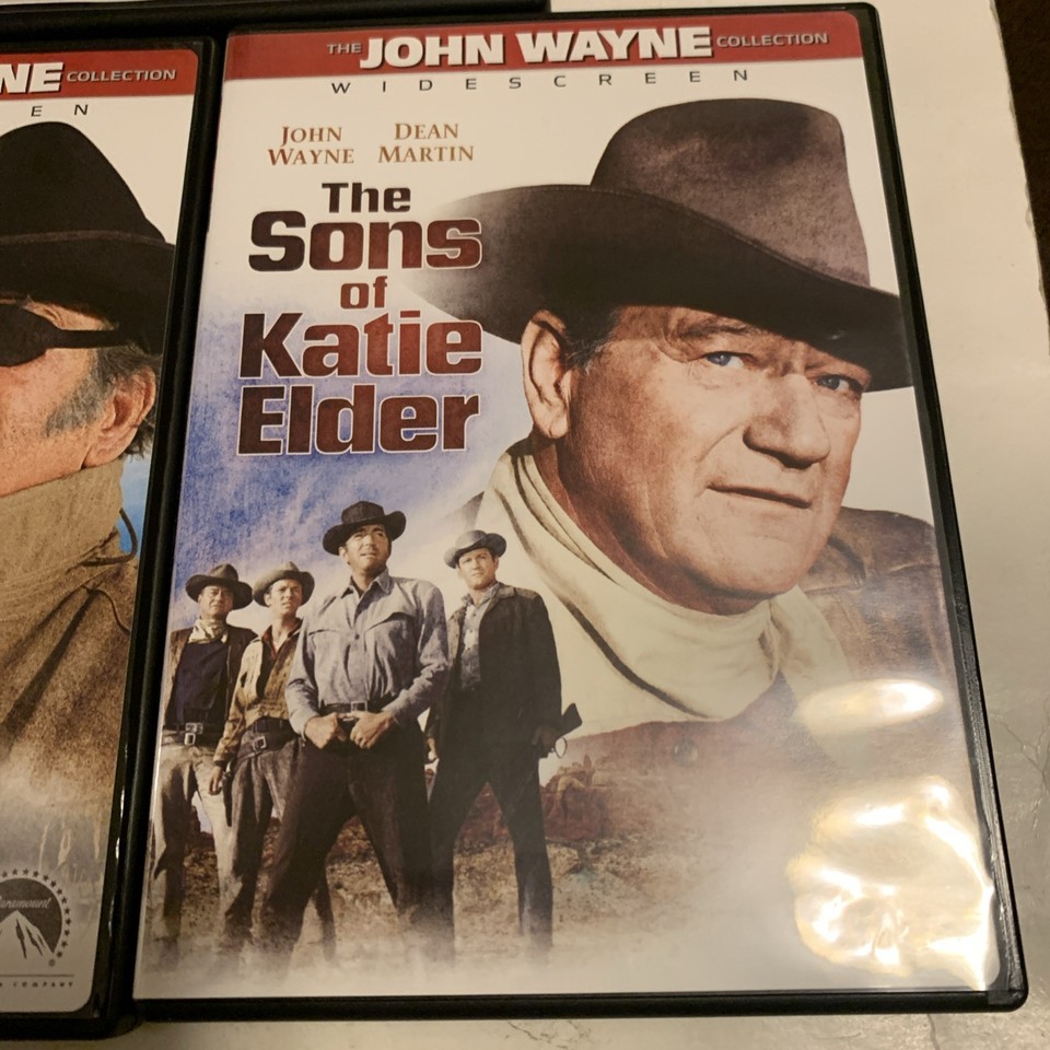The John Wayne Collection Box DVD Gift Set - 5 DVDs (Paramount). DVD21 ...