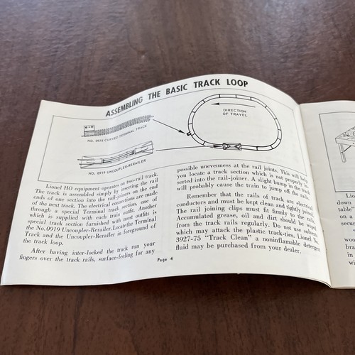 1960 How To Operate Lionel HO Trains Booklet Accessories Radar Scale ...
