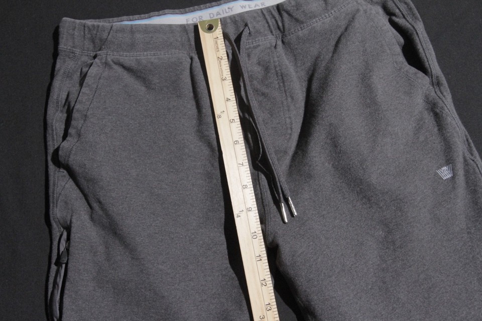 Mack Weldon ACE Sweatpants Men's Large Gray Zip Pockets Waistband ...