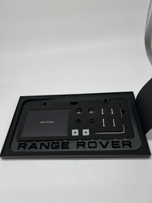 Range Rover License Plate Frame Gift Set Black | eBay