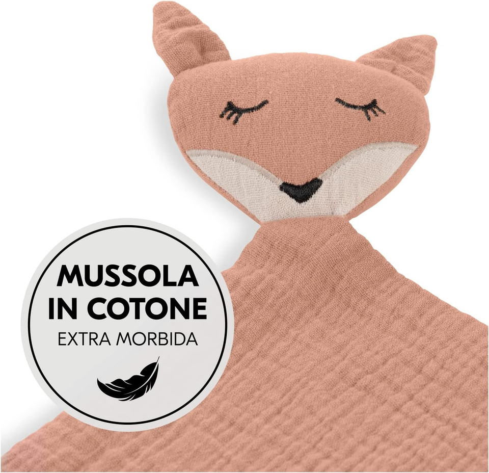 Cuddle N Play, Volpe - Doudou Neonato in Mussola Di Cotone - Peluche ...