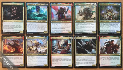 Set of 10 Commander Legends Uncommon Gold Creatures *NM* Magic MTG ...