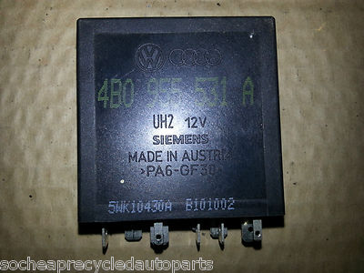 AUDI A3 2003 MODEL RELAY MODULE ECU PART NUMBER 4B0955531A 5WK10430A ...