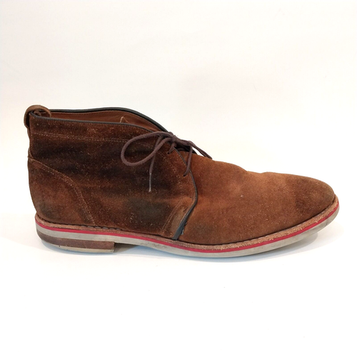 Allen Edmonds Chukka Boots Mens 12 Brown Suede Nomad Rubber Sole Preppy ...