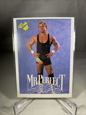 1990 Classic WWF Curt Hennig Mr Perfect #19 WCW WWE Wrestling Card | eBay