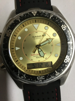 MEN'S CASIO ALARM CHRONOGRAPH QUARTZ CASE # 2701 AMW 320R | eBay