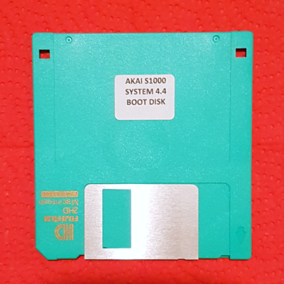 Akai S1000 Sampler OS 4.4 System Floppy Boot Disk / Brand New for S ...