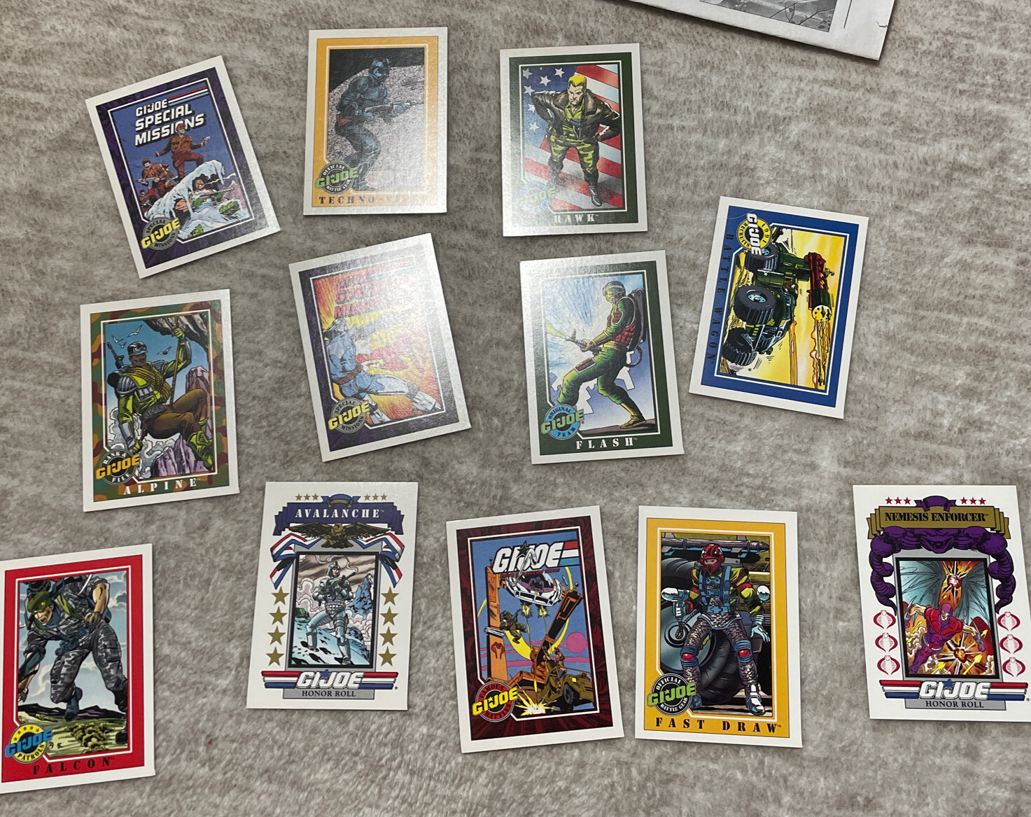 1991 hasbro gi joe trading cards (12 cards) | eBay