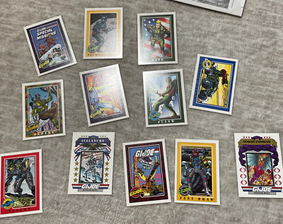 1991 hasbro gi joe trading cards (12 cards) | eBay