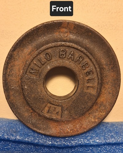 Vintage Milo Barbell 1.25 Lb Weight Plate (SINGLE) | eBay