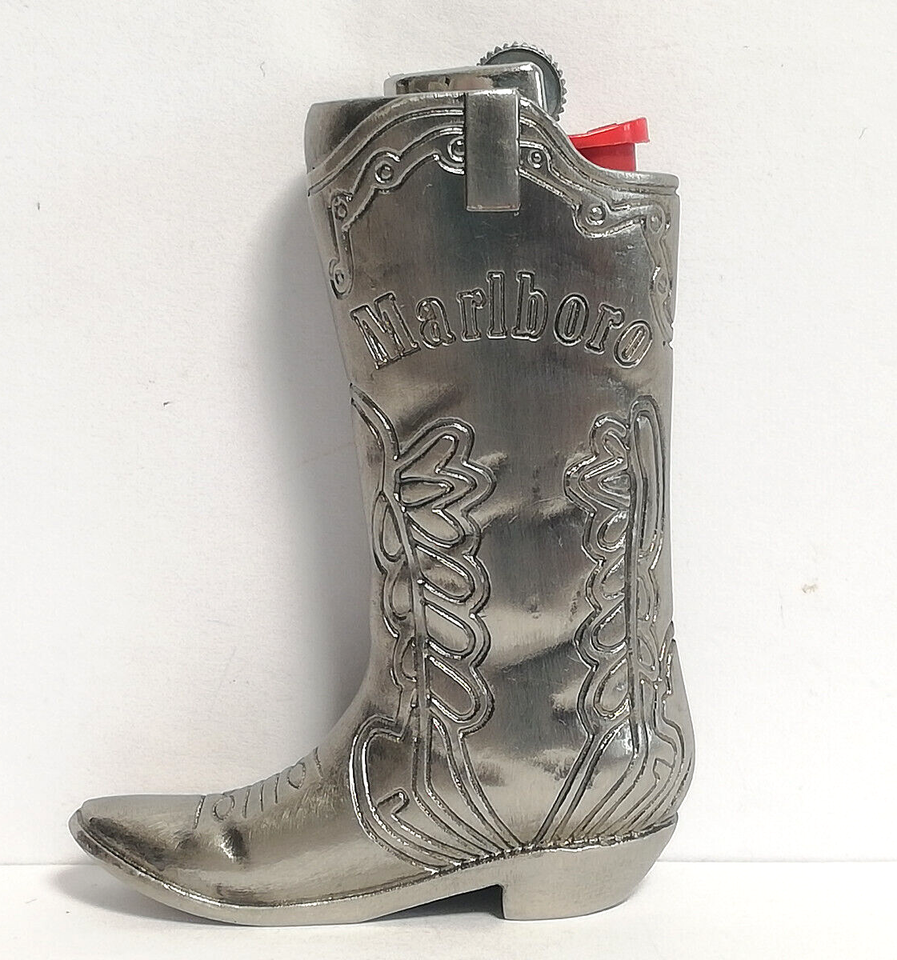 Marlboro Cowboy Boot Case for Mini Bic Lighter J5 | eBay