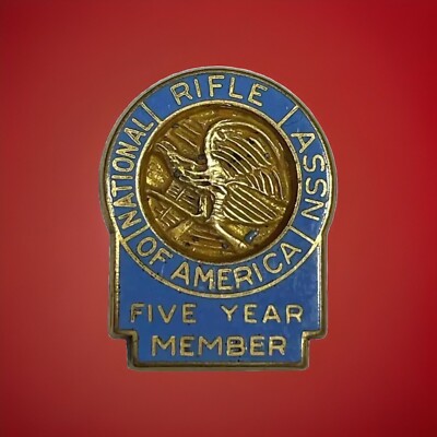 Vintage NRA 5 Year Pin - National Rifle Association Five Year Member | eBay