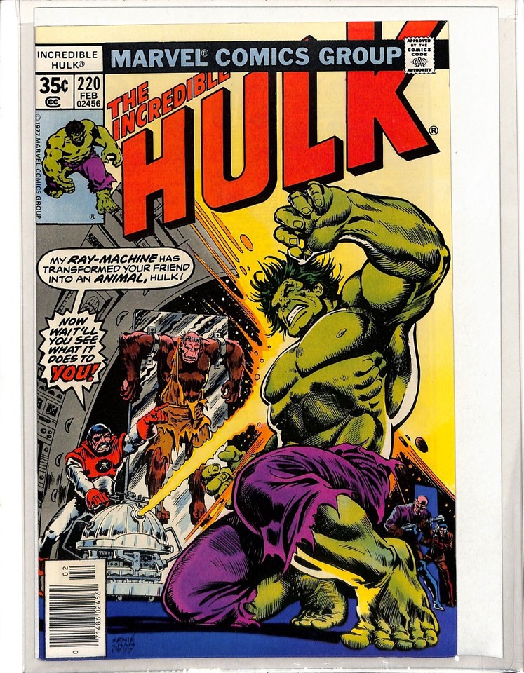 Incredible Hulk #217, 220, 227, 229, 230, 231, 232 & 233 Lot X8 (RB ...