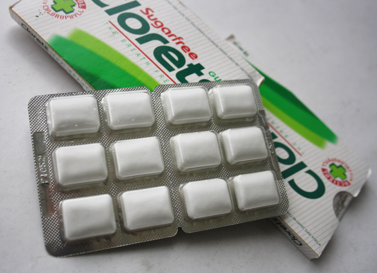 1X RARE VINTAGE 80'S CLORETS CHEWING GUM PACK ACTIZOL ADAMS NEW SEALED ...