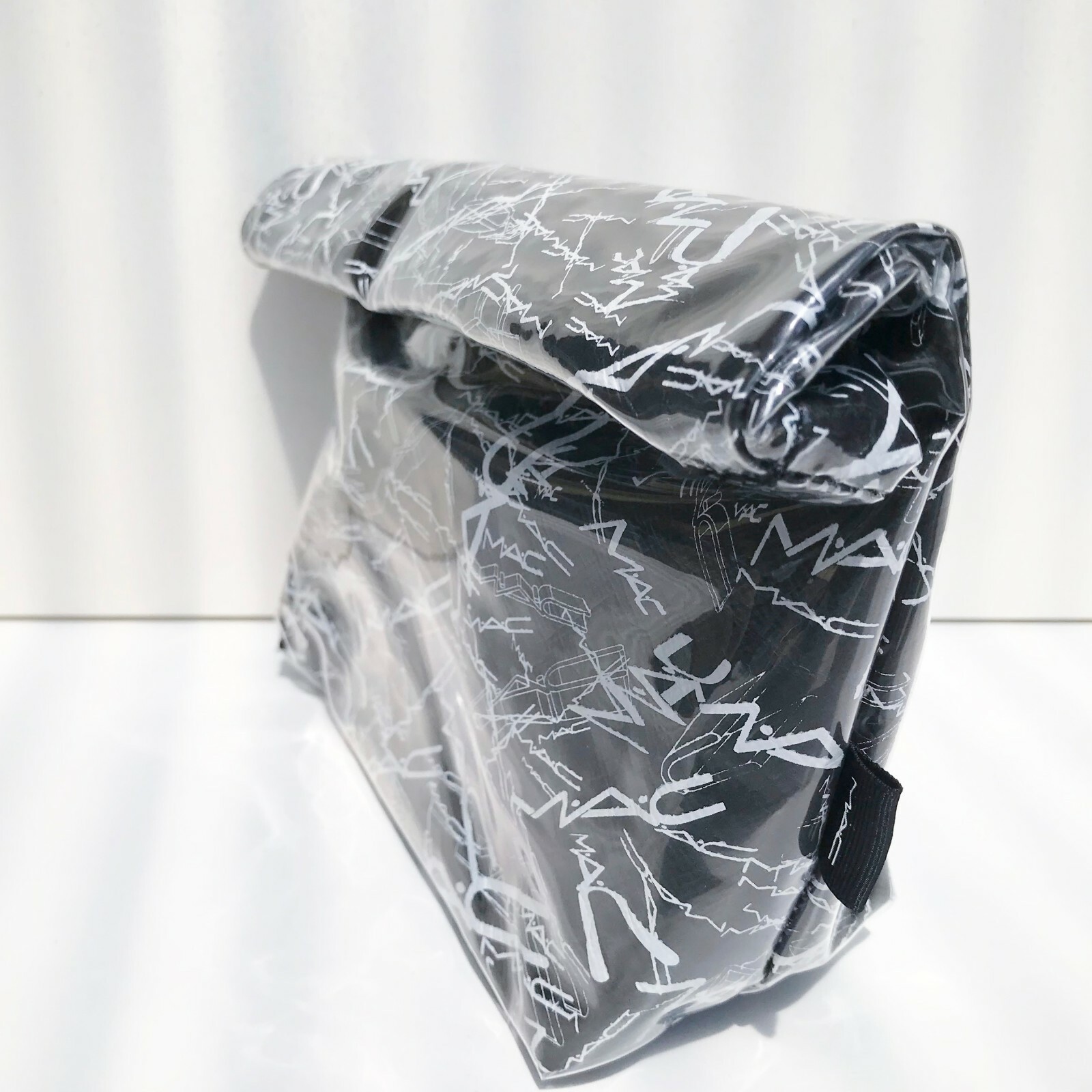 MAC Large Waterproof Black Fold-able Makeup Cosmetic Bag / Case, Brand ...