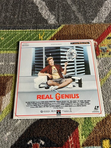REAL GENIUS LASERDISC 80'S TEEN COMEDY SCI-FI MILITARY LASER PROJECT ...