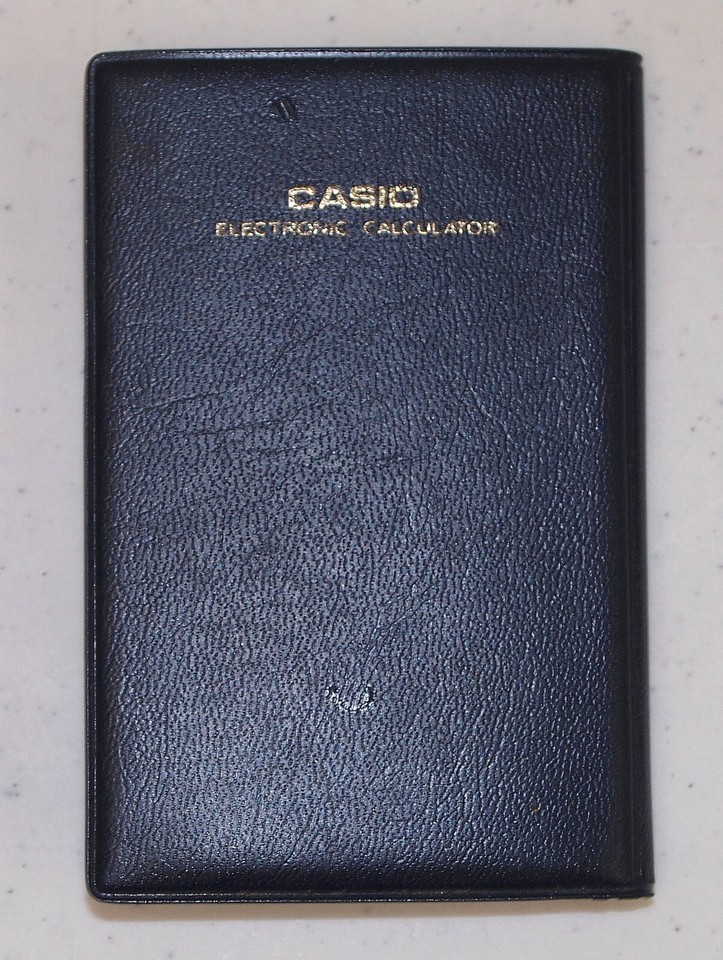Nice!! Vtg CASIO #SL-803 "Solar Calculator" with COVER, MANUAL (Made in ...