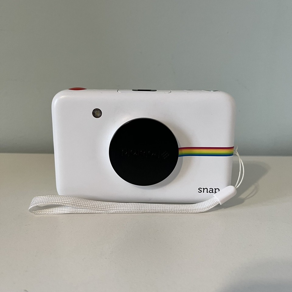 Polaroid Snap Instant Digital Camera Built in Printer White POLSP01 + 8 ...