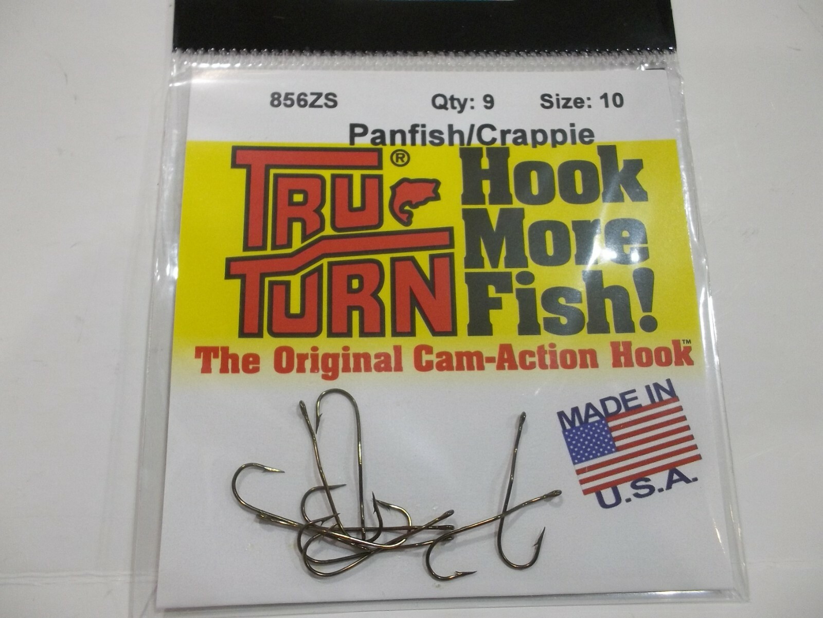 Tru Turn Panfish hooks 856ZS fishing hooks Made in USA choose your size ...