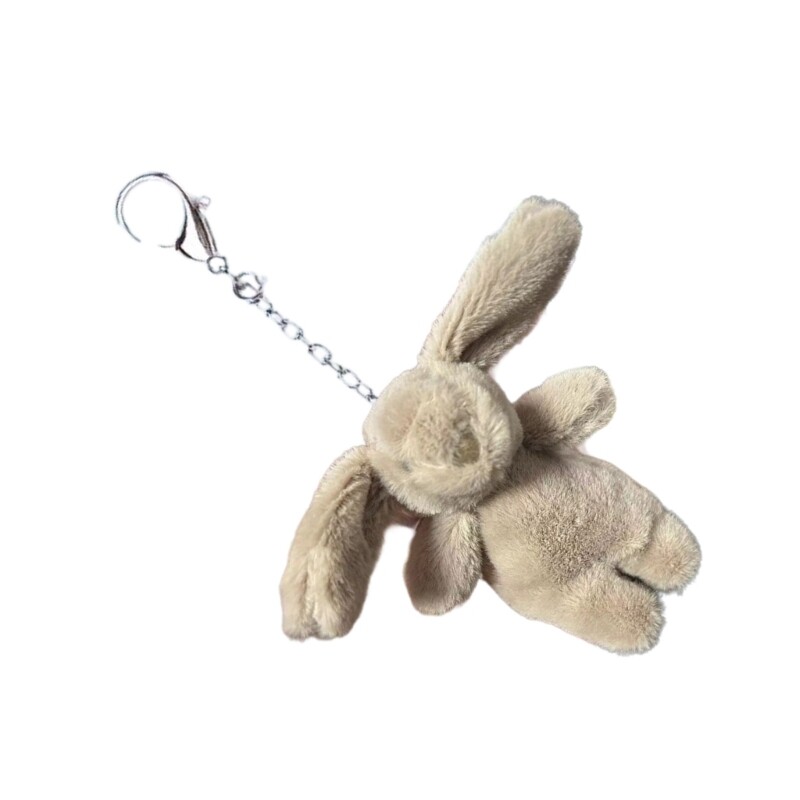 Adorable Rabbit Keyring Pendant Bag Accessory Practical Stuffed ...