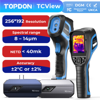 TOPDON TC001 TC002 TC004 TC005 Portable Thermal Imaging Camera IR ...