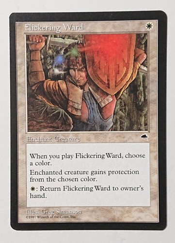 Flickering ward - Rune de garde scintillante - MTG - Magic - Tempête ...