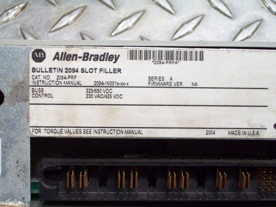 ALLEN BRADLEY 2094-PRF, KINETIX 6000 SLOT FILLER | eBay
