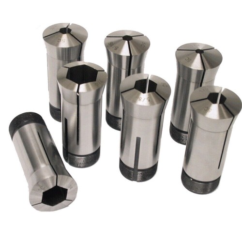 7pcs 5C Hex. Collet Set 1/4'', 5/16'', 3/8'', 1/2'', 5/8'', 3/4'',7/8 ...