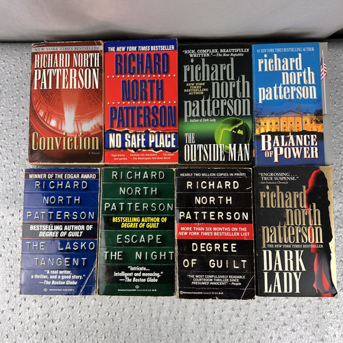 Richard North Patterson Paperback Fiction Books Lot of 8 Political ...