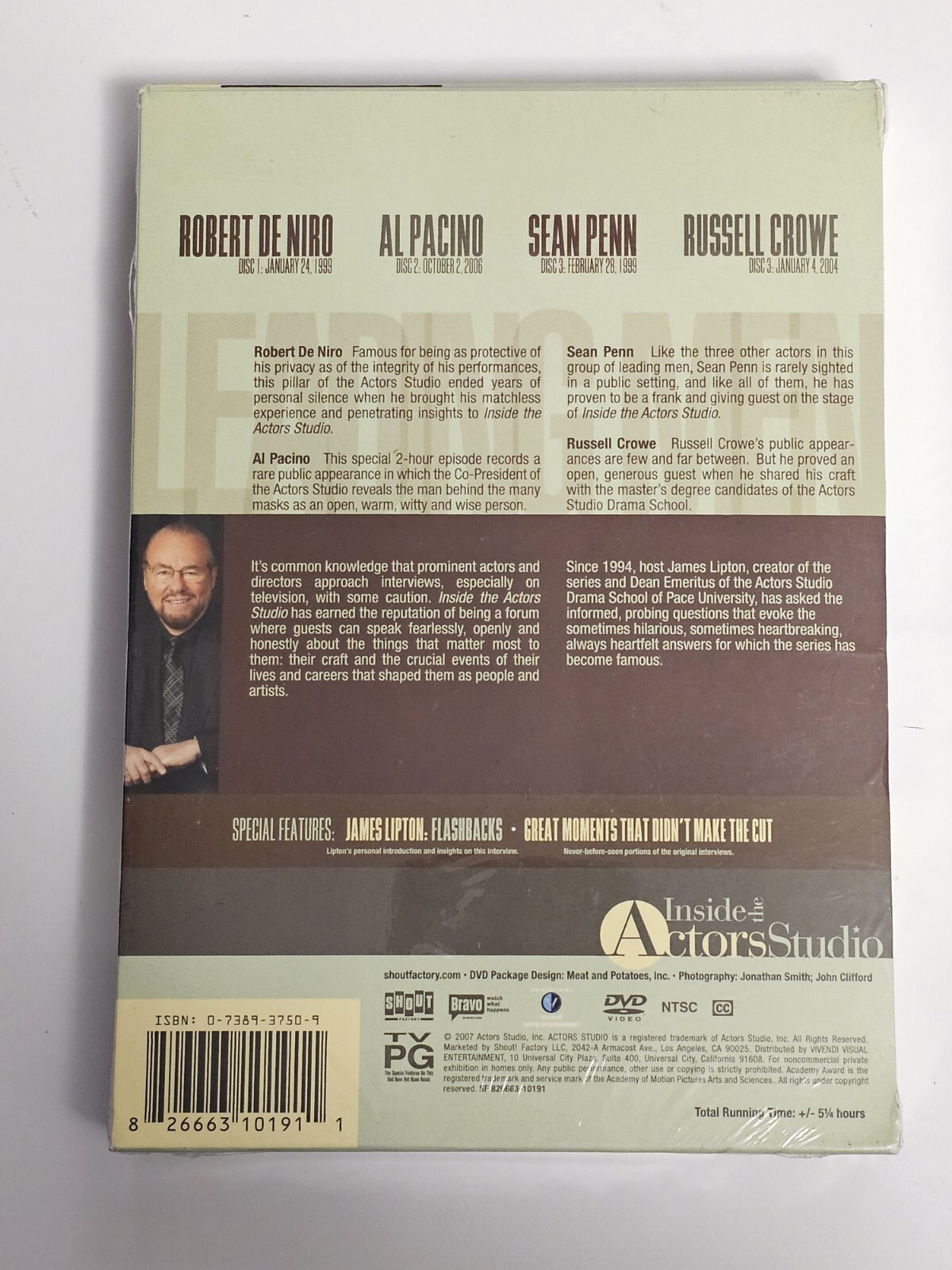 Inside the Actors Studio - Leading Men (DVD, 2007) for sale online | eBay