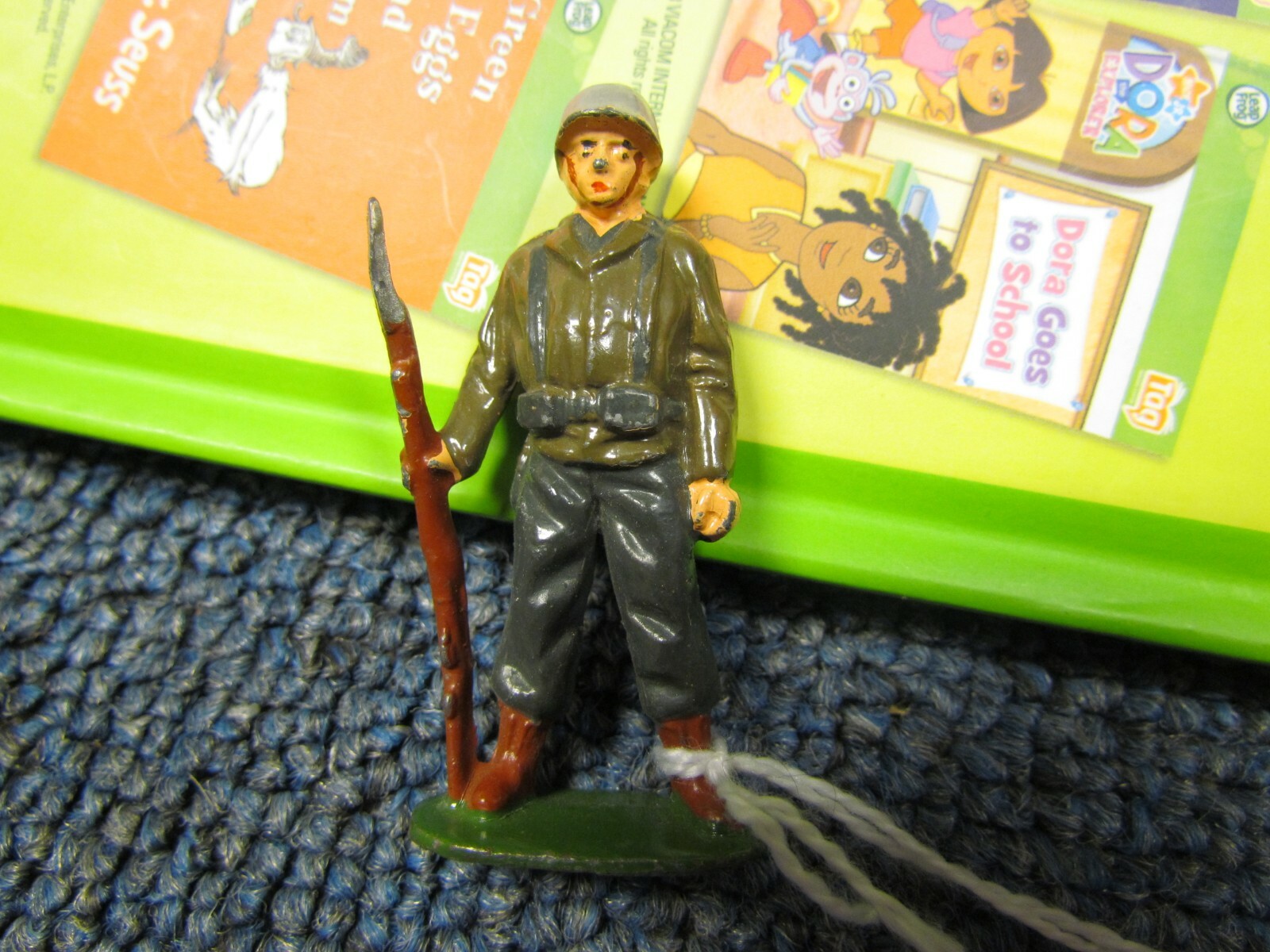 VINTAGE 1950s TIMPO HOLLOW CAST LEAD U.S. ARMY GI SOLDIER No. 9000 | eBay