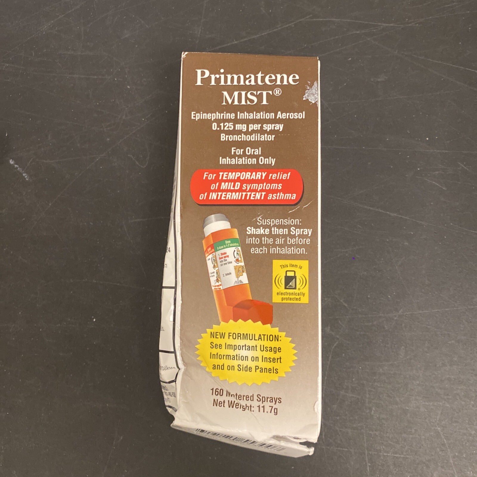 T Primatene Mist Inhaler Asthma Temporary Relief 160 Metered Sprays EXP ...