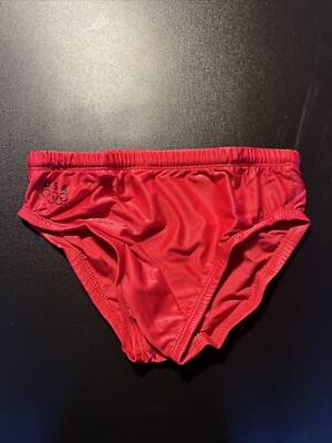 Vintage USA Olympic Speedo Diving Swim Brief, Mens Size 30 Red | eBay