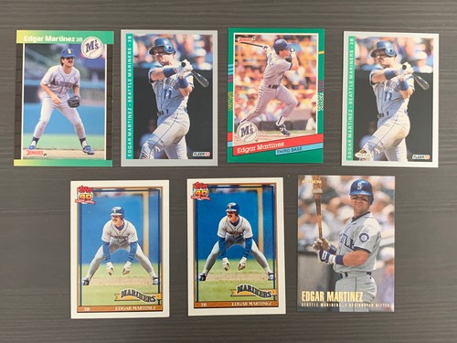 Edgar Martinez Baseball Card Lot Topps Upper Deck 1980s 1990s Mariners ...
