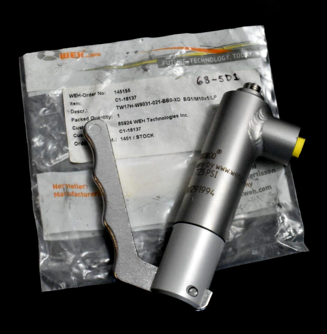 WEH Technologies C1-16137 TW17H-W9031-021-BB0-XD BG1/M10x1/LP (50 Bar ...