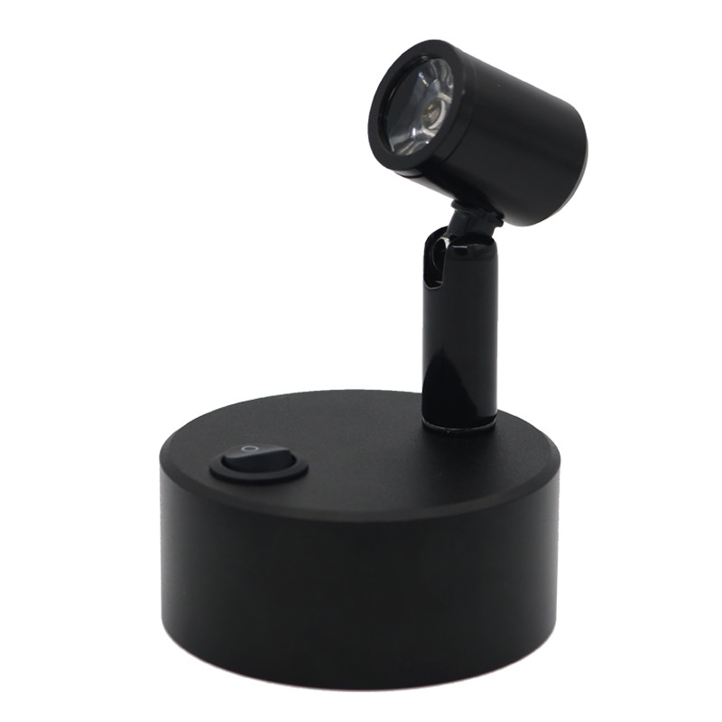 3W LED Desk Light Battery-Powered Portable Lamp Button Picture ...