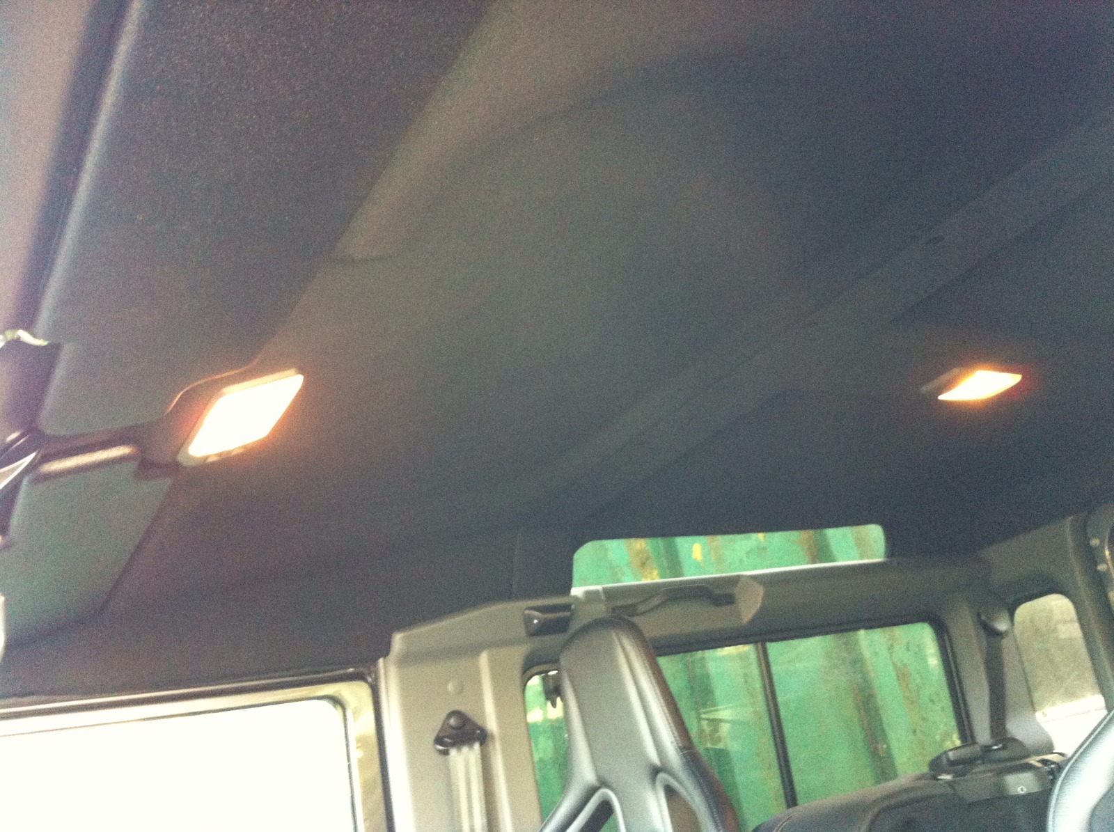LAND ROVER DEFENDER HEADLINING RE-TRIMMING SERVICE, 90,110 FREELANDER ...