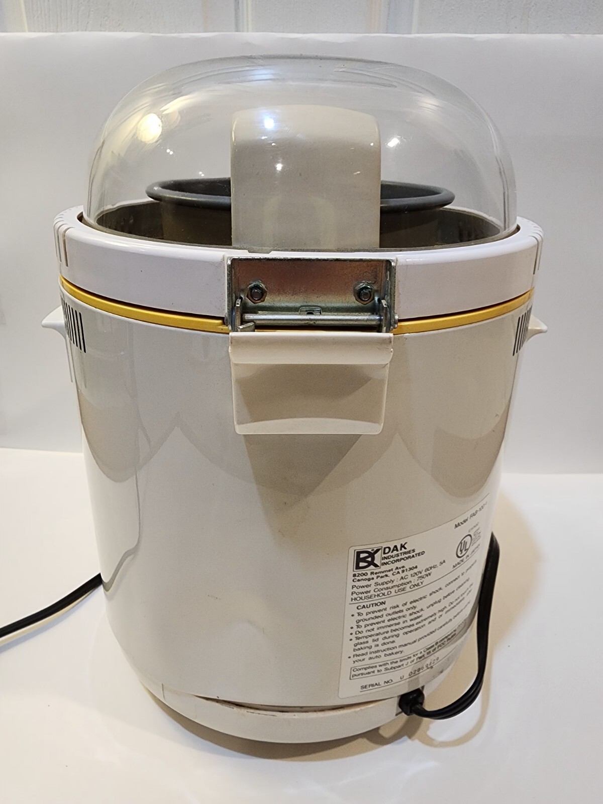 DAK Auto Bakery Fab-100-3 Bread Machine 2 LB 750w for sale online | eBay