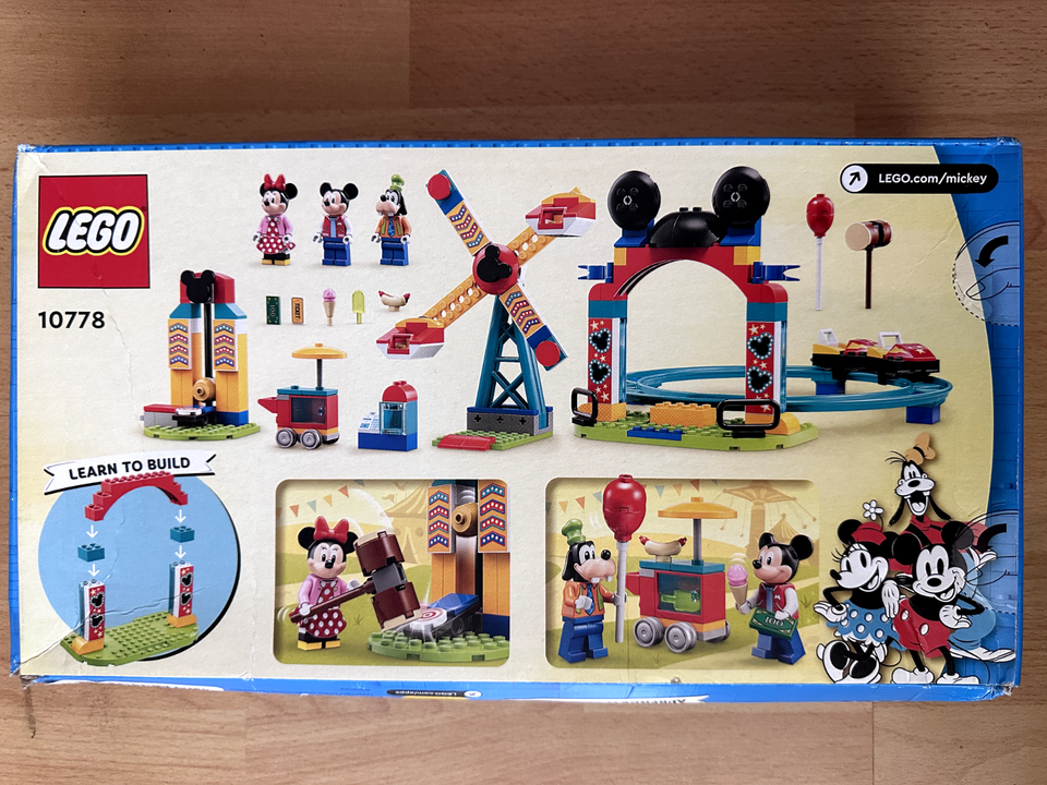 LEGO DISNEY 10778 Mickey, Minnie and Goofy's Fairground Fun NISB New ...