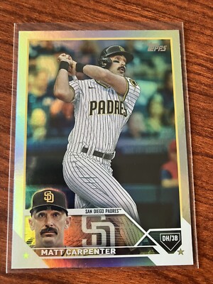 2023 Topps Series 2 Matt Carpenter RAINBOW FOIL San Diego Padres #478 ...