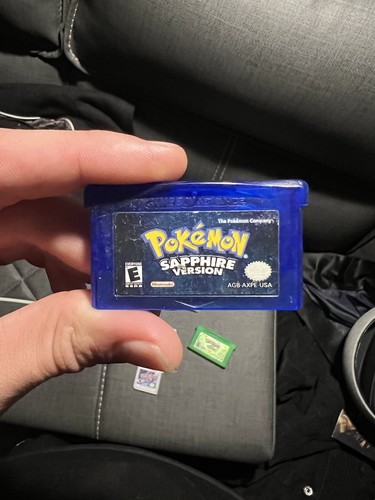 Pokemon Sapphire Version 2002 Nintendo Gameboy Advance GBA (Authentic ...