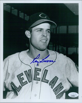 Ray Boone Cleveland Indians Signed 8x10 Glossy Photo JSA Authenticated ...