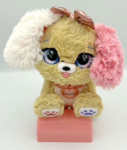 Present Pets Princess Puppy Interactive Plush Pet Toy 100 Sounds ...