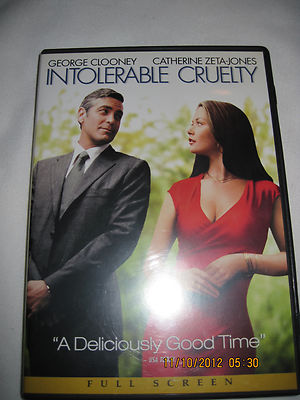 Intolerable Cruelty ...DVD..full screen 25192281426| eBay