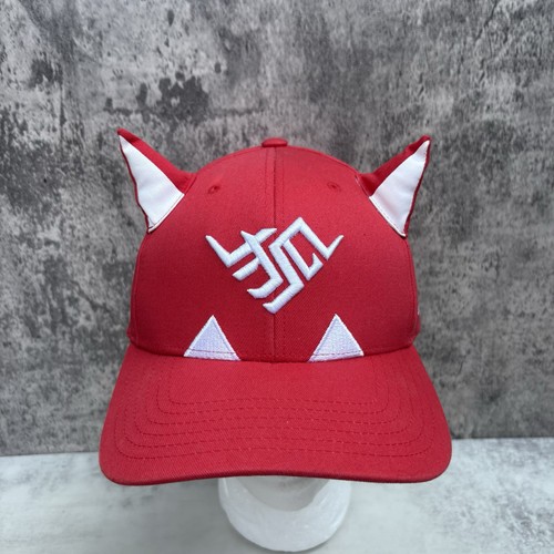 Overwatch 2 Kiriko Snapback Hat Cap w/ 3D Ears NWT Gaming Blizzard Red ...
