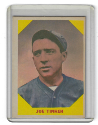 1960 Fleer JOE TINKER #40 Baseball Greats HOF | eBay