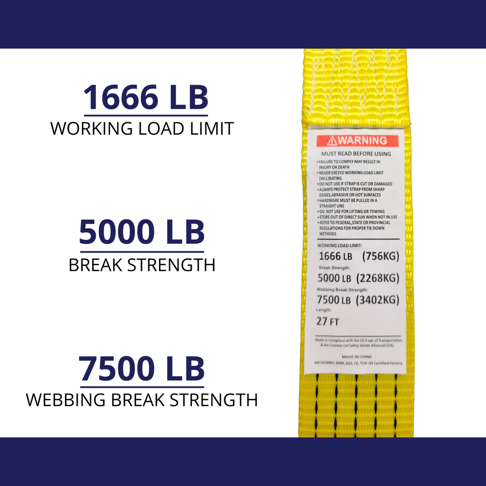 2 Pack 2" x 27' Heavy Duty 5000 Lb Ratchet Straps J Hook Tie Downs | eBay