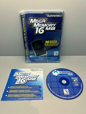Mega Memory Card 16MB Manager Plus Mint PS2 Playstation 2 COMPLETE | eBay