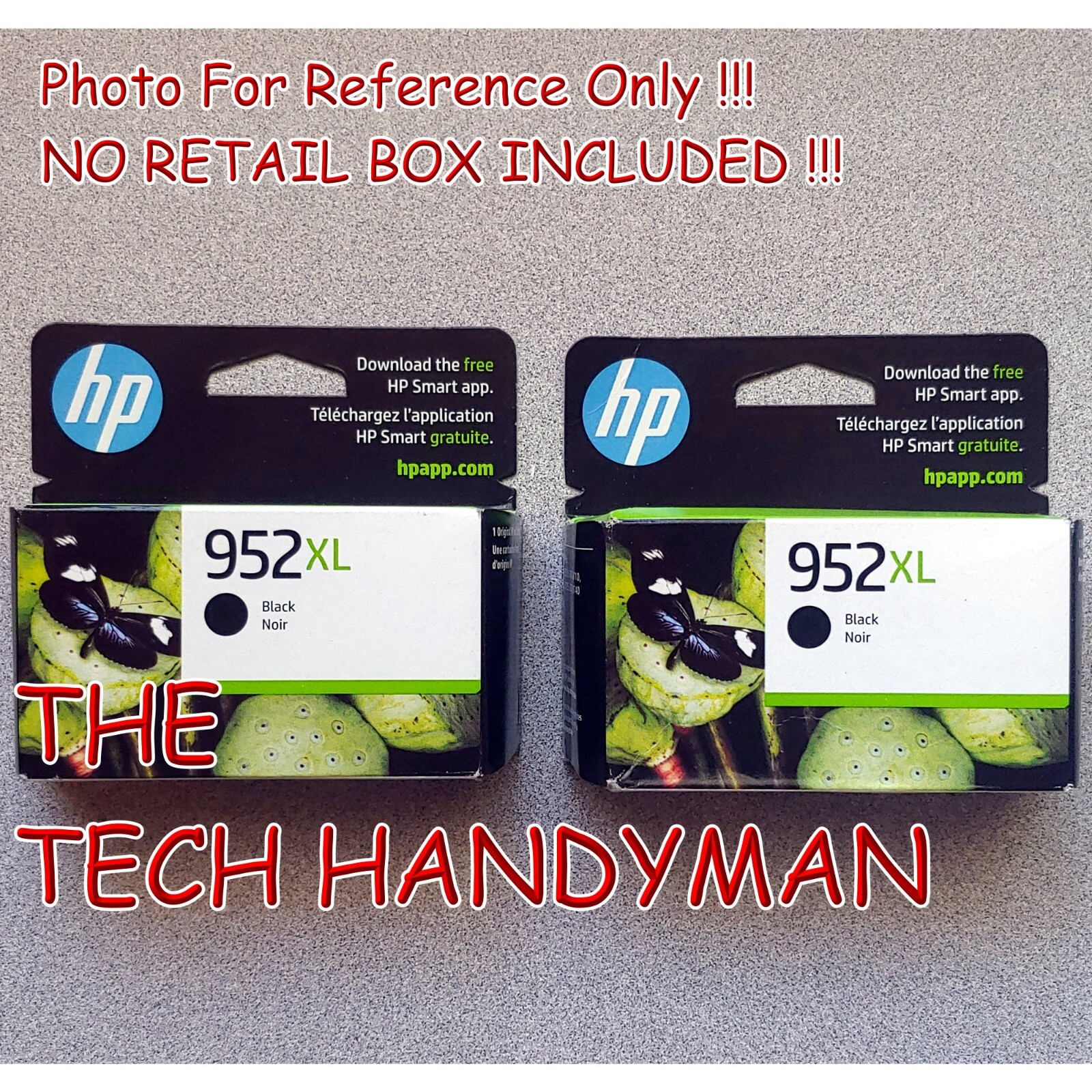 2-PACK HP GENUINE 952XL BLACK INK (NO RETAIL BOX) OFFICEJET PRO 8710 ...