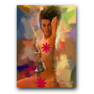 Gail Stanton #3 Art Card Limited 21/50 Edward Vela Signed (Censored) | eBay